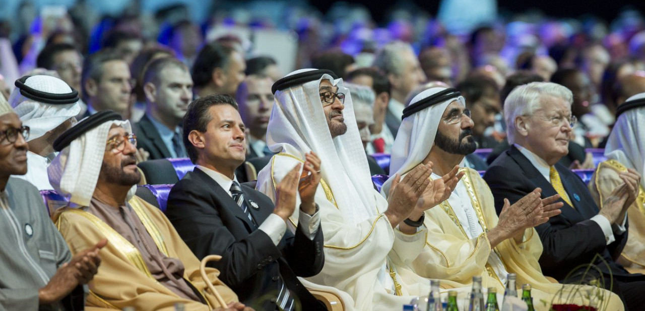 Masdar Mohammed Bin Rashid And Mohammed Bin Zayed Attend Wfes