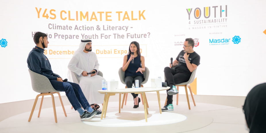 Masdar | Y4S hosts climate debate at Expo 2020 Dubai