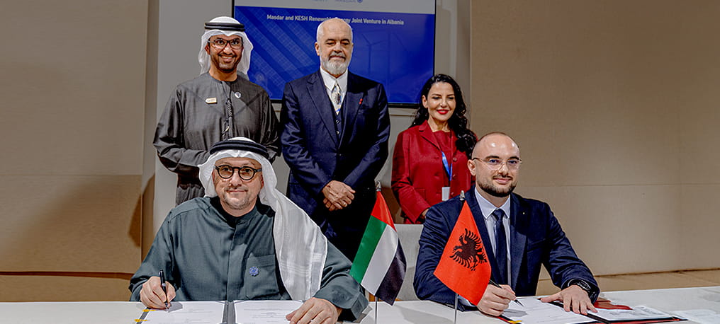 Masdar | Masdar and KESH Sign Agreement to Explore Renewable Energy Joint Venture in Albania