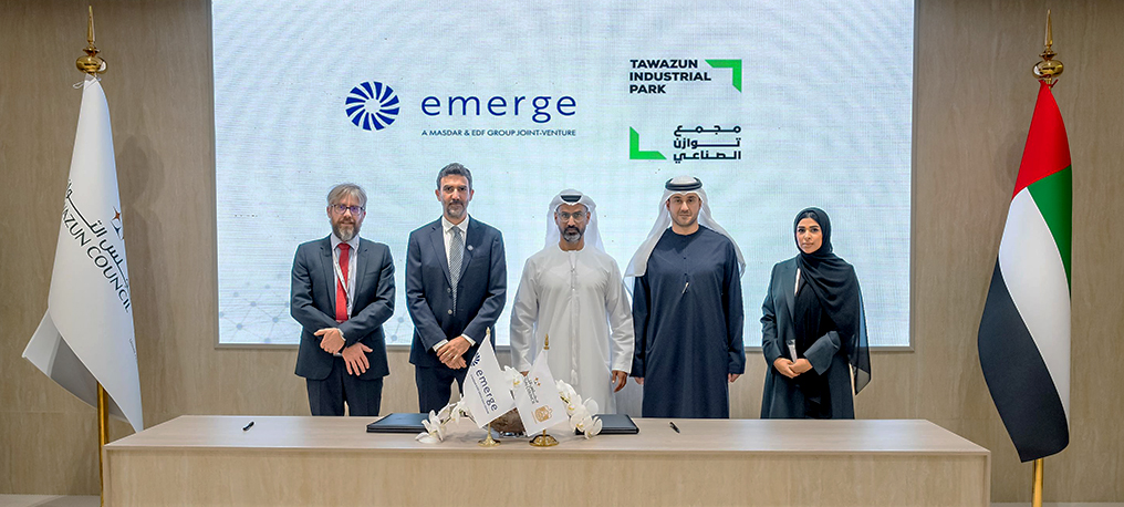 Masdar | Emerge Signs Agreement with Tawazun Industrial Park for 13 ...
