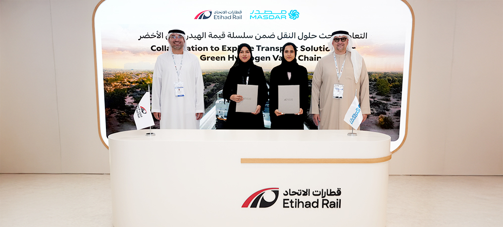Masdar | Masdar and Etihad Rail Collaborate to Explore Transport Solutions for the Green ...