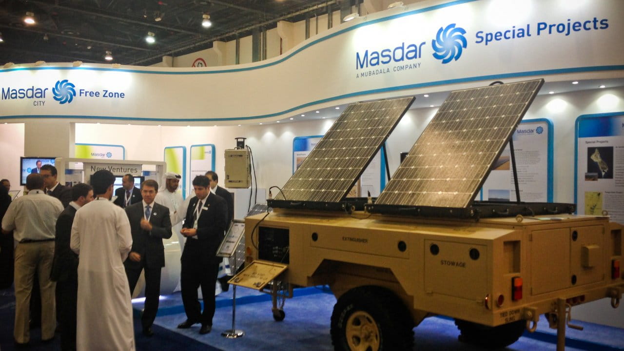 Masdar | Masdar Showcases Off-Grid Military Energy Solutions at IDEX