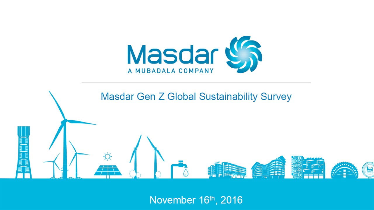 Masdar | Generation Z wants more action for a sustainable future