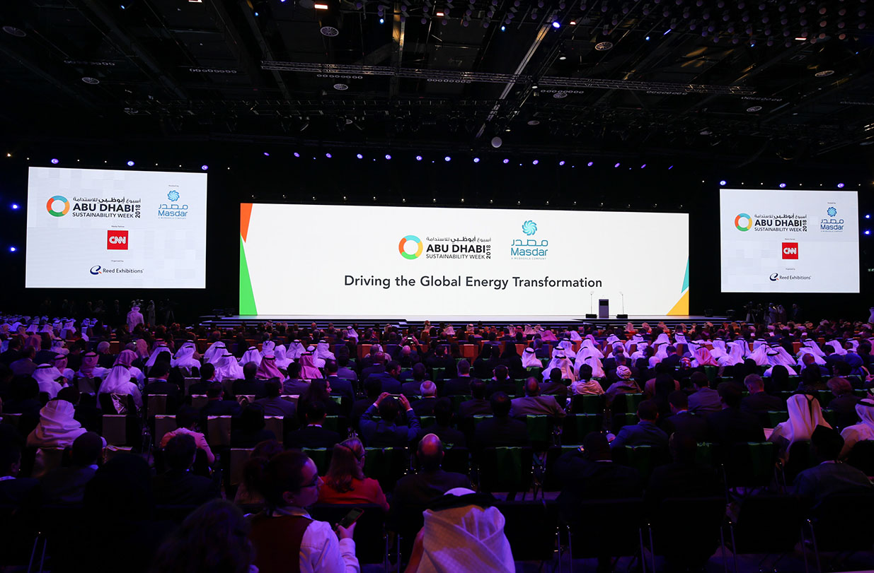Masdar Hh Mohammed Bin Zayed Attends Adsw 2017 Opening Ceremony