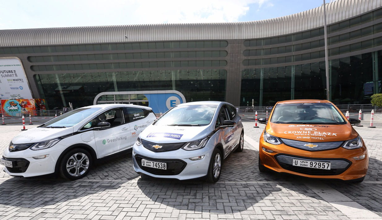 Masdar | Electric Vehicle Road Trip sets off from World Future Energy Summit